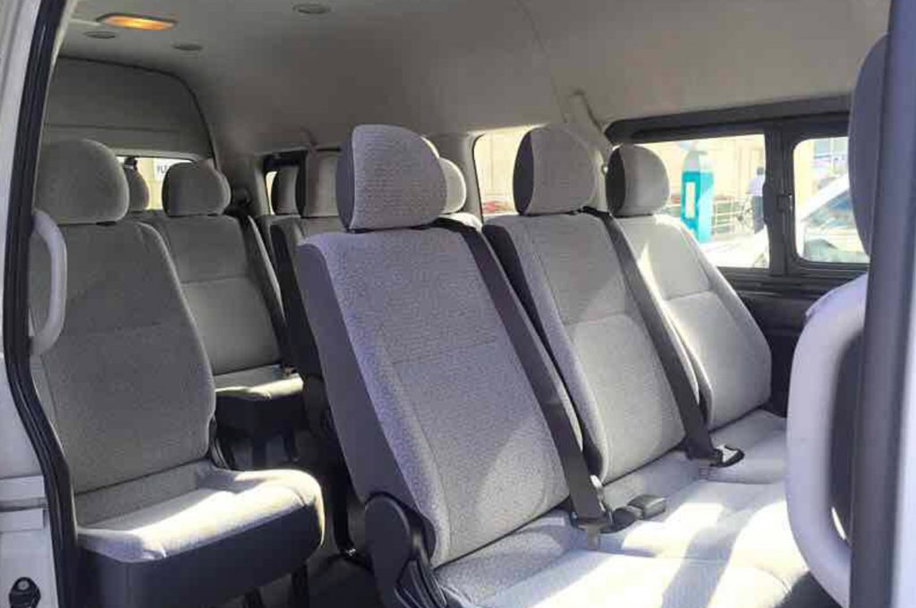 15 Seater Toyota HiAce - GBI Bus Rental